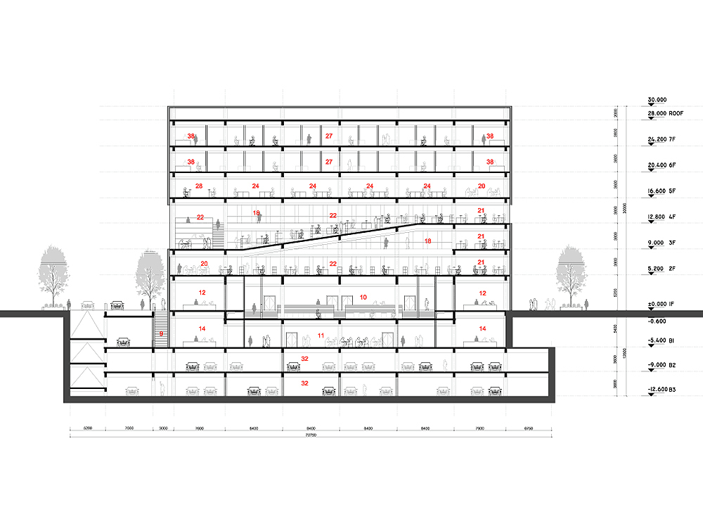 Gallery of Tsinghua Law Library Building Proposal / Kokaistudios - 19