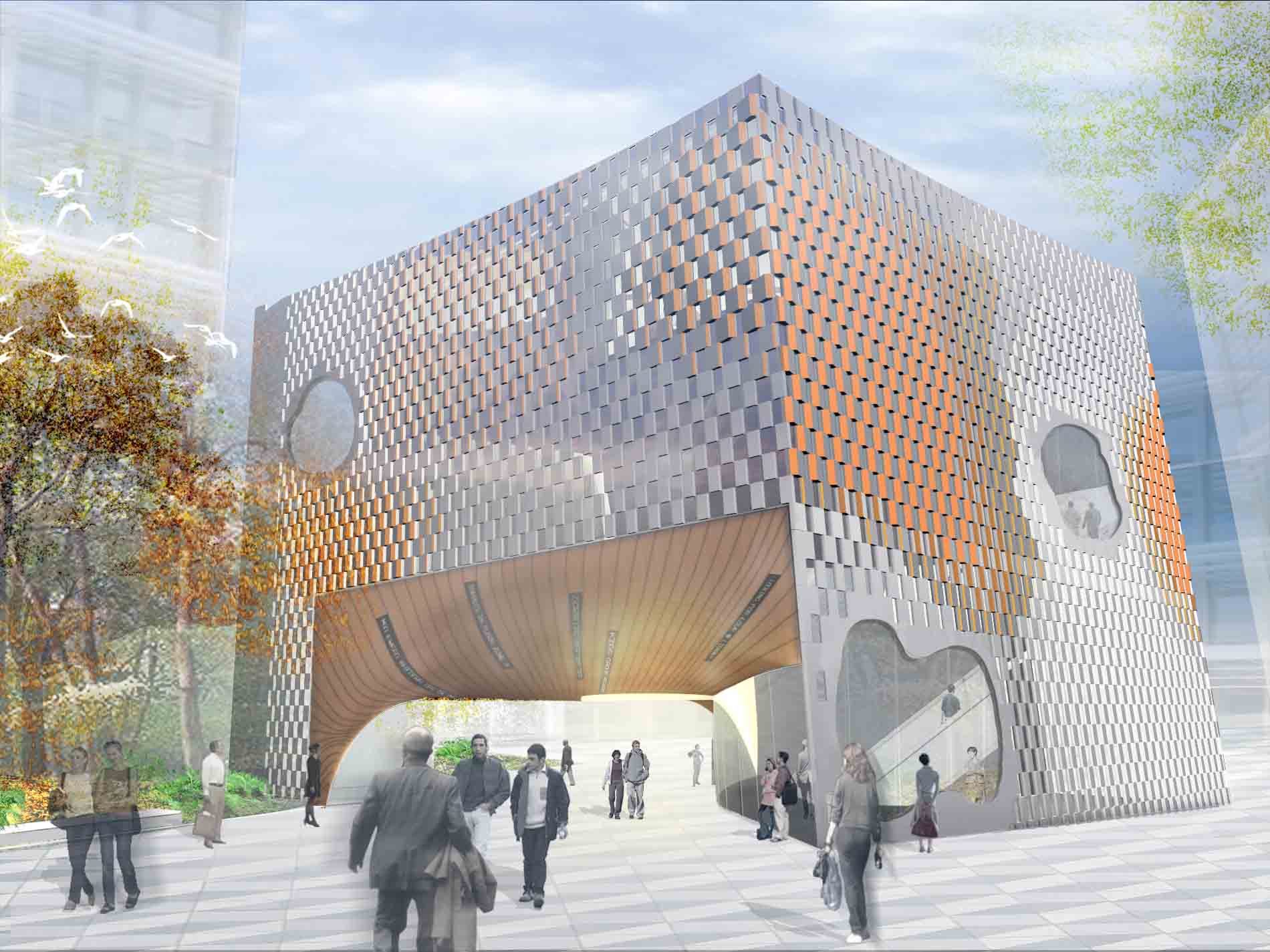 'Open Exchange' Green Square Library and Plaza Competition Entry / MODU ...