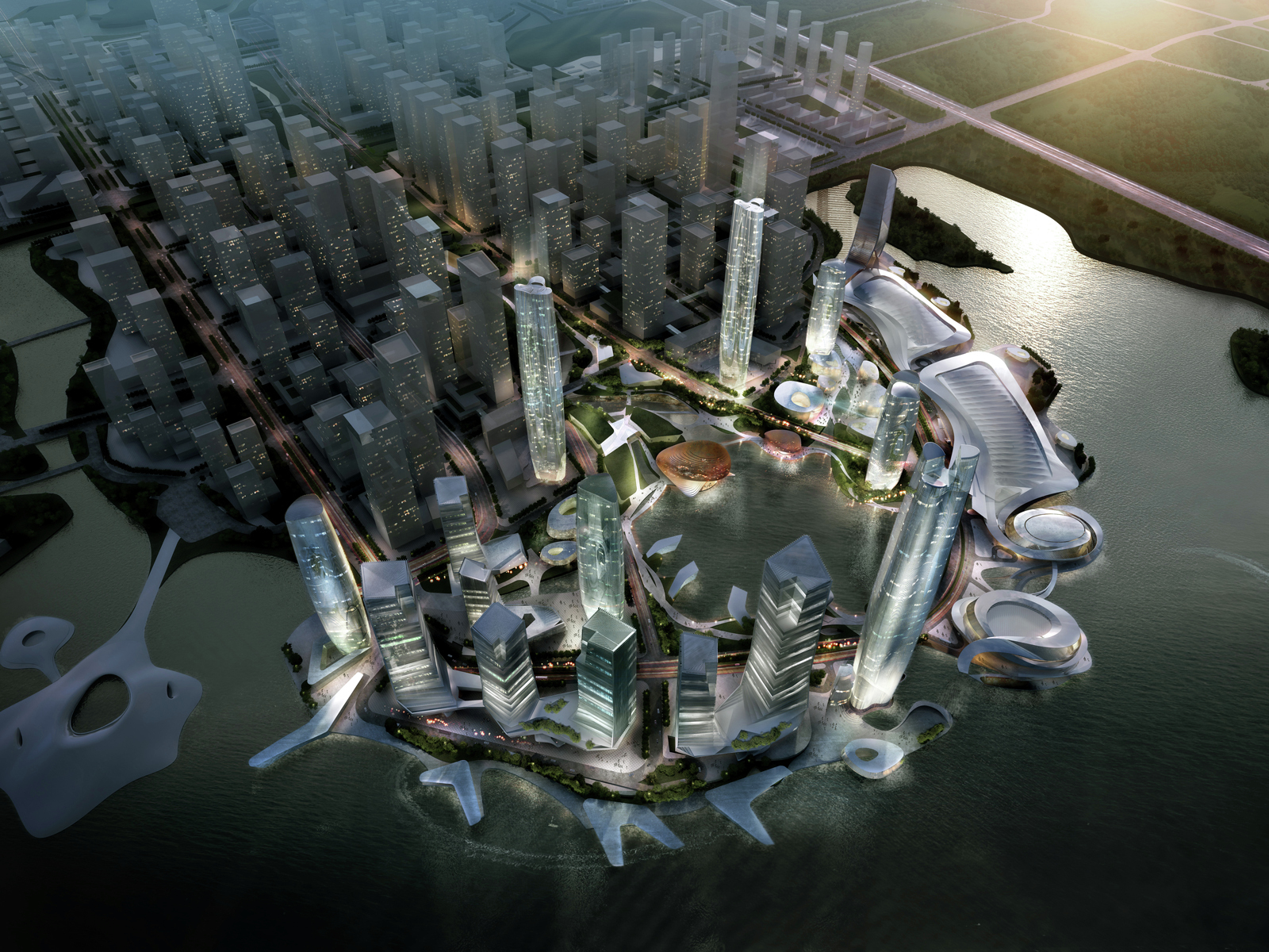 Gallery of China-Taiwan Master Plan for CBD / 10 Design - 17