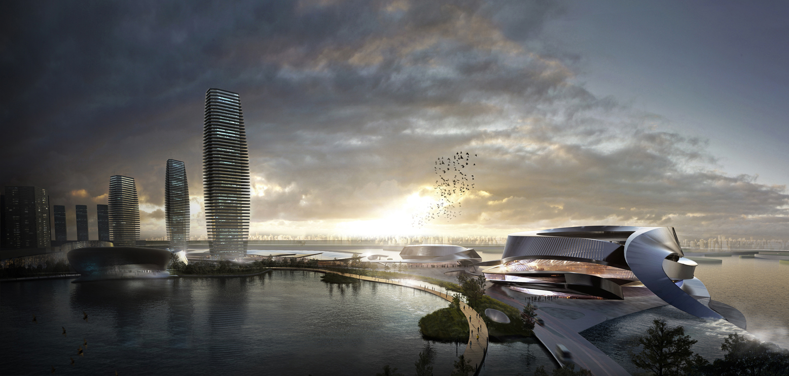 Gallery of China-Taiwan Master Plan for CBD / 10 Design - 15