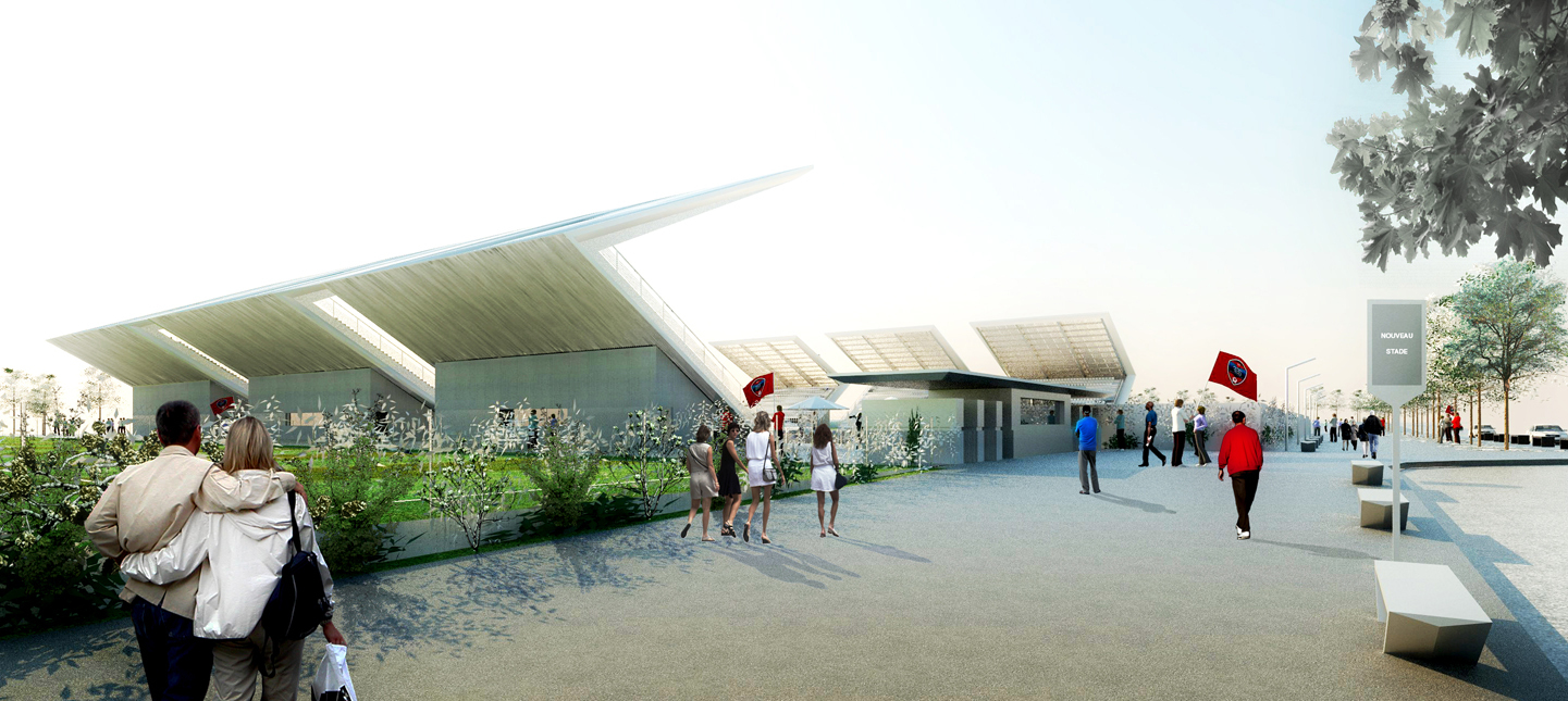 Gallery of Football Stadium / DATA Architects - 1