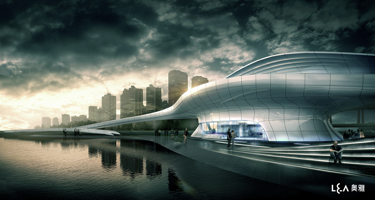 Gallery of Wuxi Xidong Park Bridge / L&A Design Group - 7