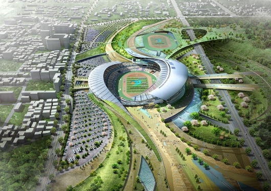 2014 Incheon Asian Games Main Stadium / Populous | ArchDaily