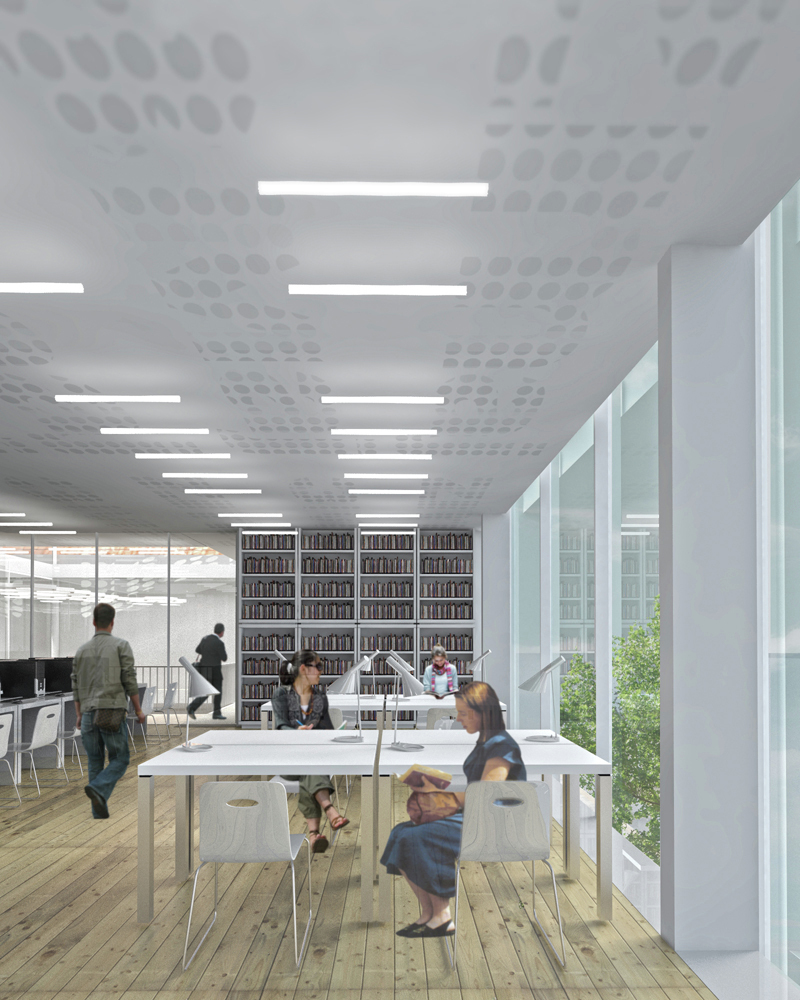 Gallery of City Library Extension Proposal / Studio Metar - 9