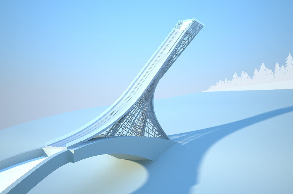 Gallery of Ski Jumping Hill for Serbian Ski Resort - 12