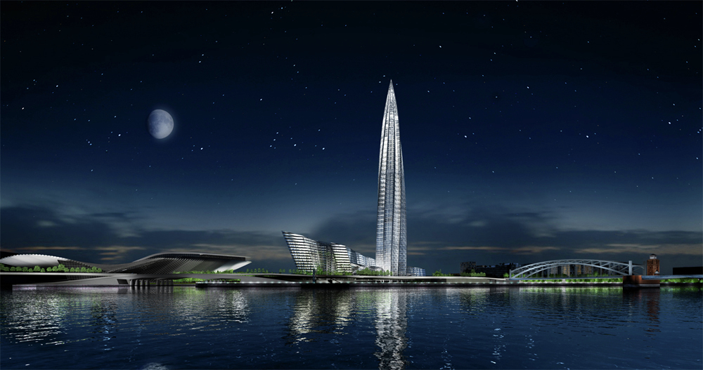 Gallery of Mixed Views for RMJM's Okhta Center - 1