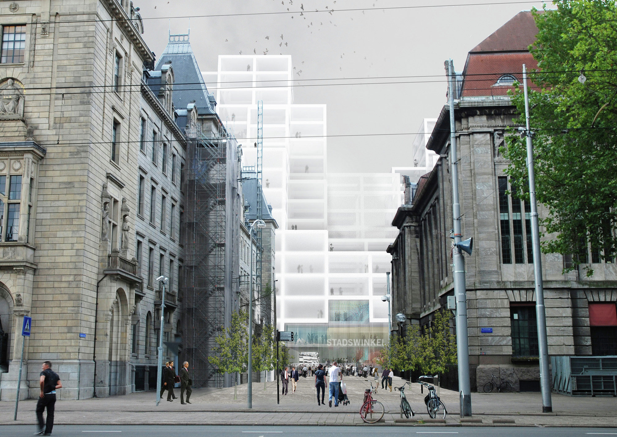 Rotterdam City Hall Competition Proposal by OMA | ArchDaily