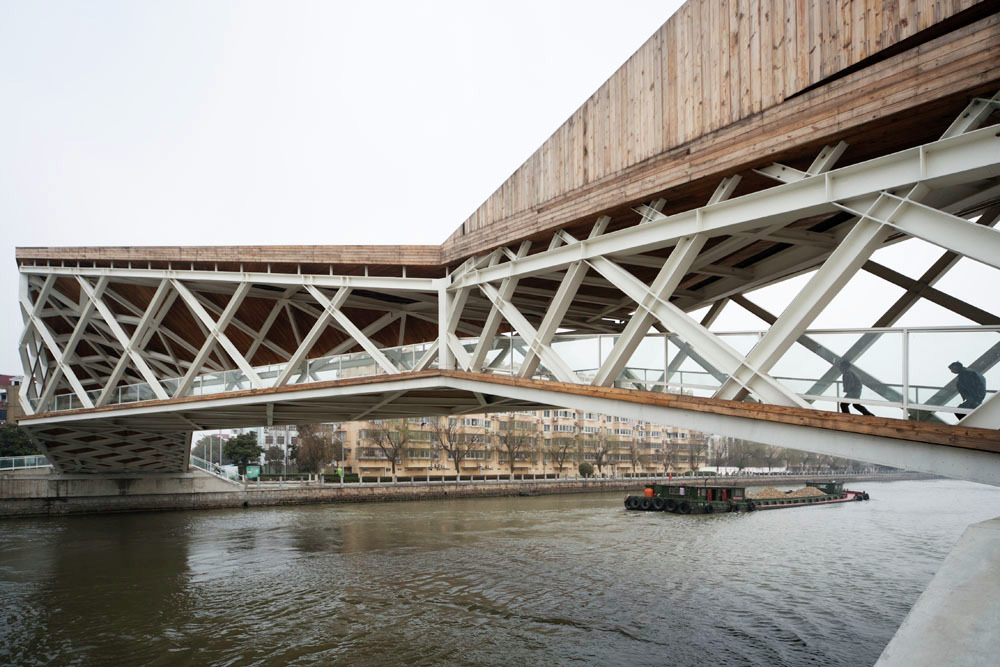 Gallery of More images of the Quingpu Pedestrian Bridge - 4