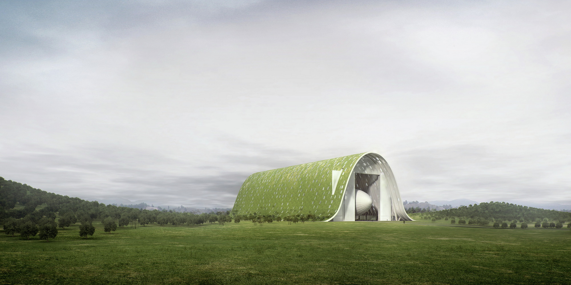 Gallery of UP LIFT Zeppelin Hangar / OPEN Architecture - 8