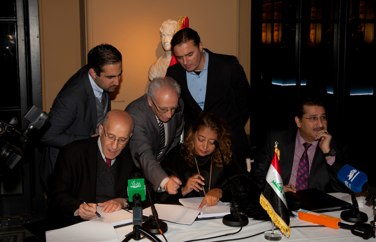 Gallery of Zaha Hadid Architects and Central Bank of Iraq sign ...
