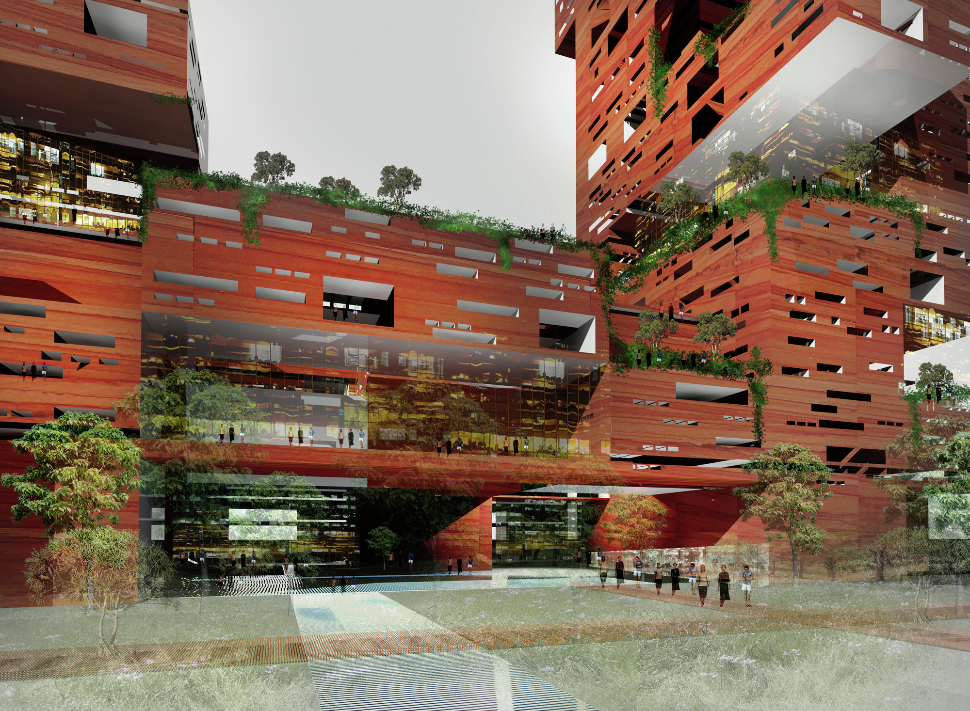 Gallery of IT Building Proposal in New Delhi / Nicolas Laisné - 10