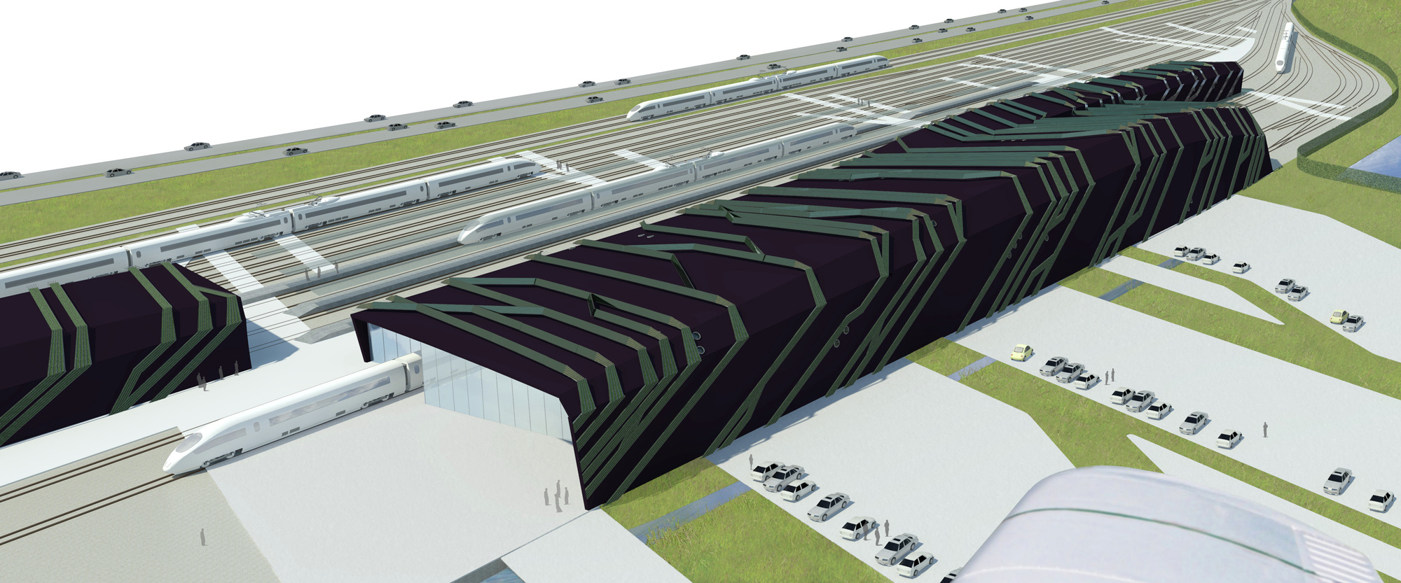 Gallery of Train Depot of the Future / YAJ Architects - 13