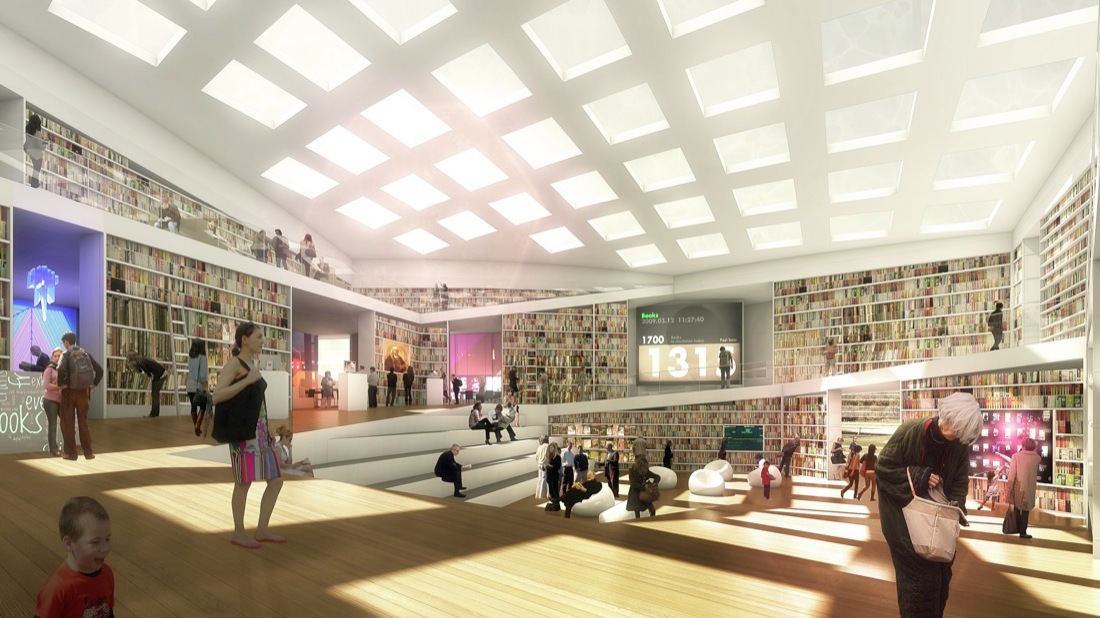Gallery of ADEPT wins Dalarna Library competition - 7