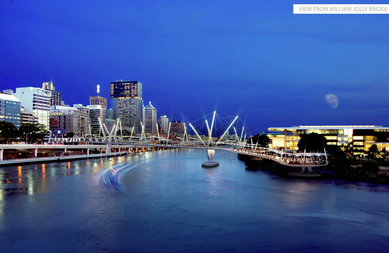 Gallery of Tank Street Bridge or Kurilpa Bridge / Baulderstone ...