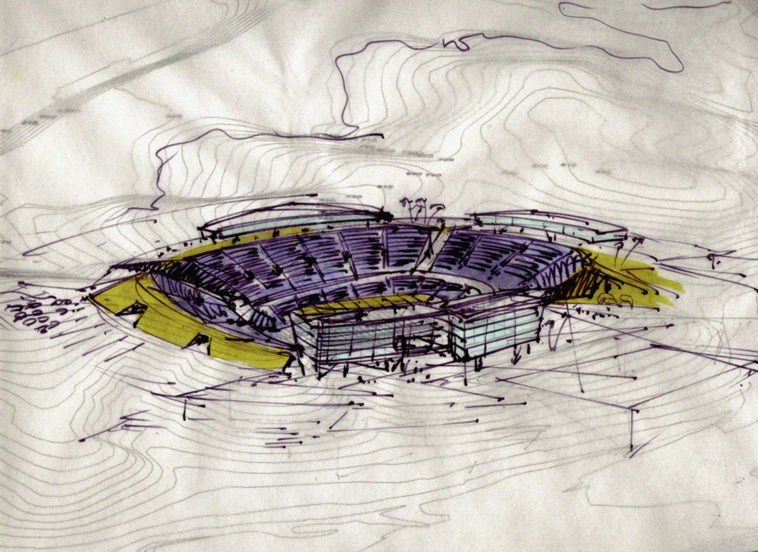 Gallery of Los Angeles NFL Stadium / Aedas Sport - 2