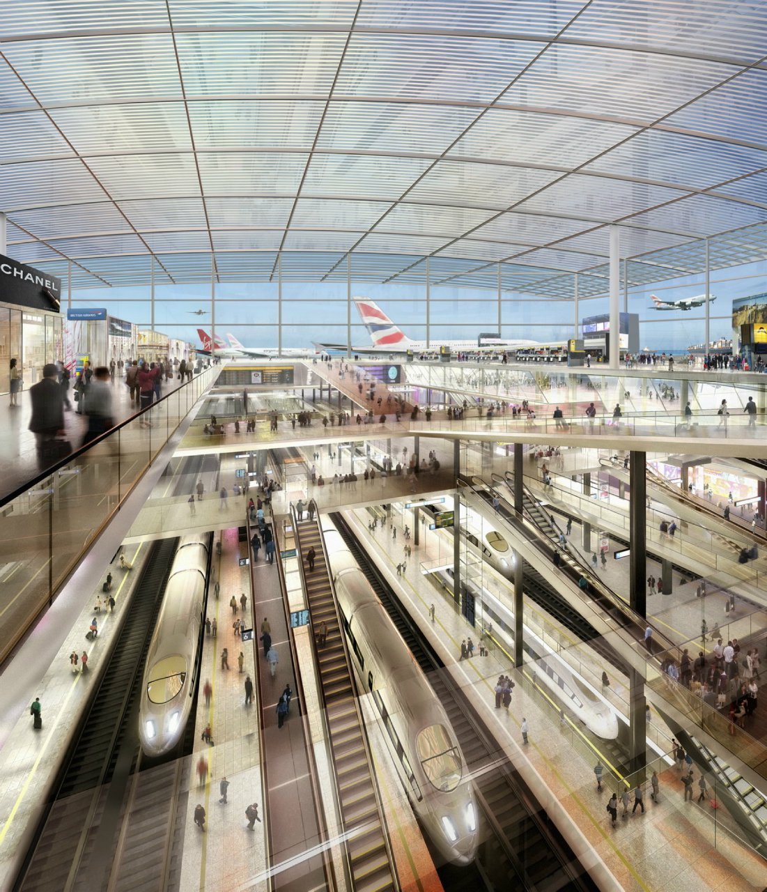 Gallery of Update: Foster + Partners reveal developments for Thames Hub ...