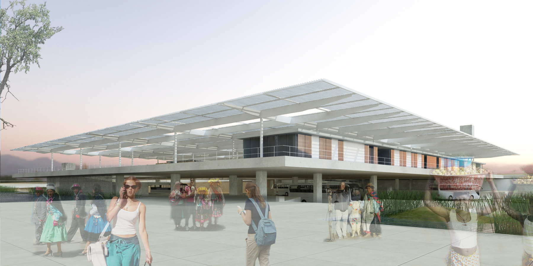 Gallery of National Bus Terminal / Jimmy Liendo Terán, Kátia de ...