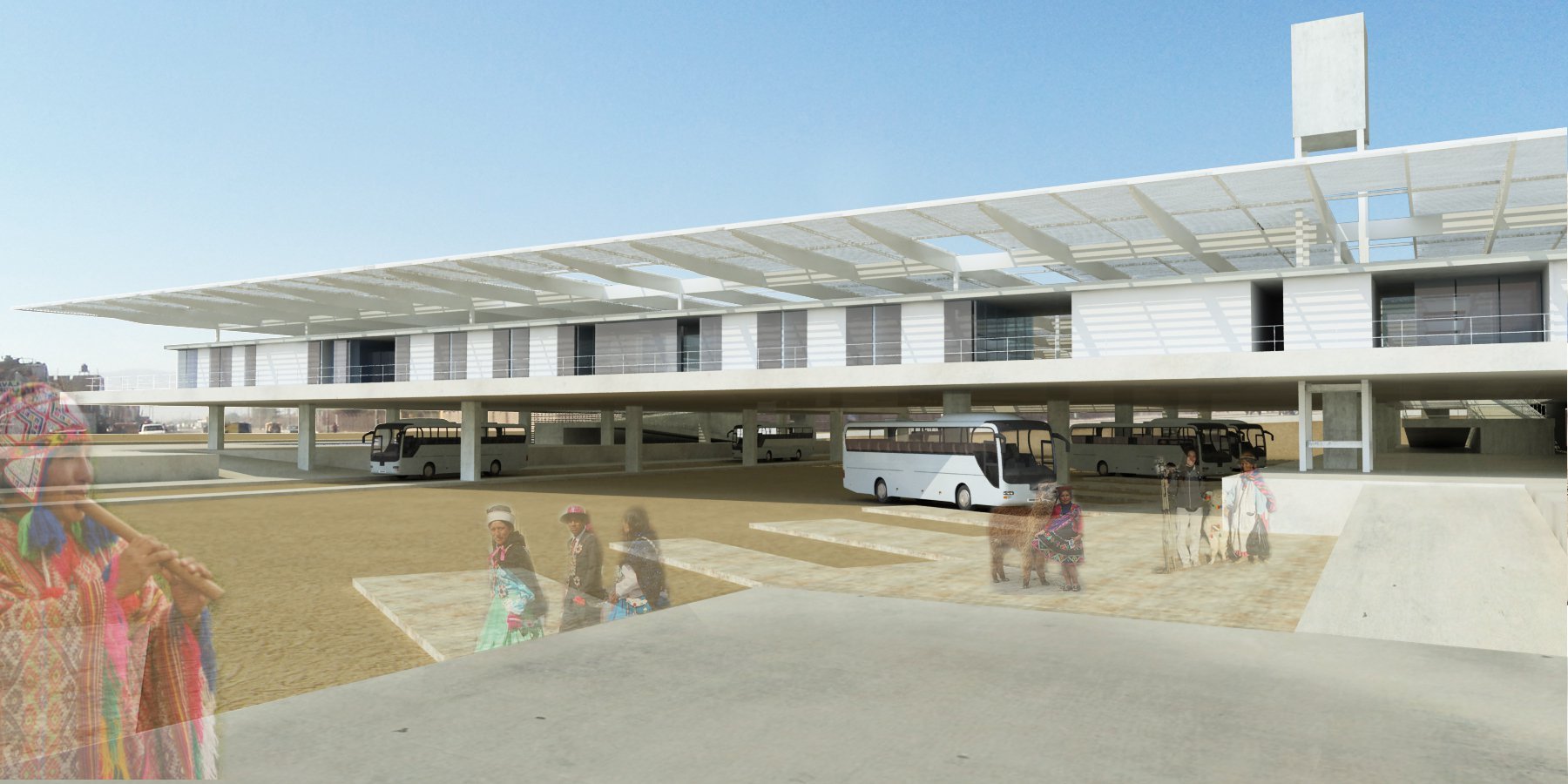 Gallery of National Bus Terminal / Jimmy Liendo Terán, Kátia de ...