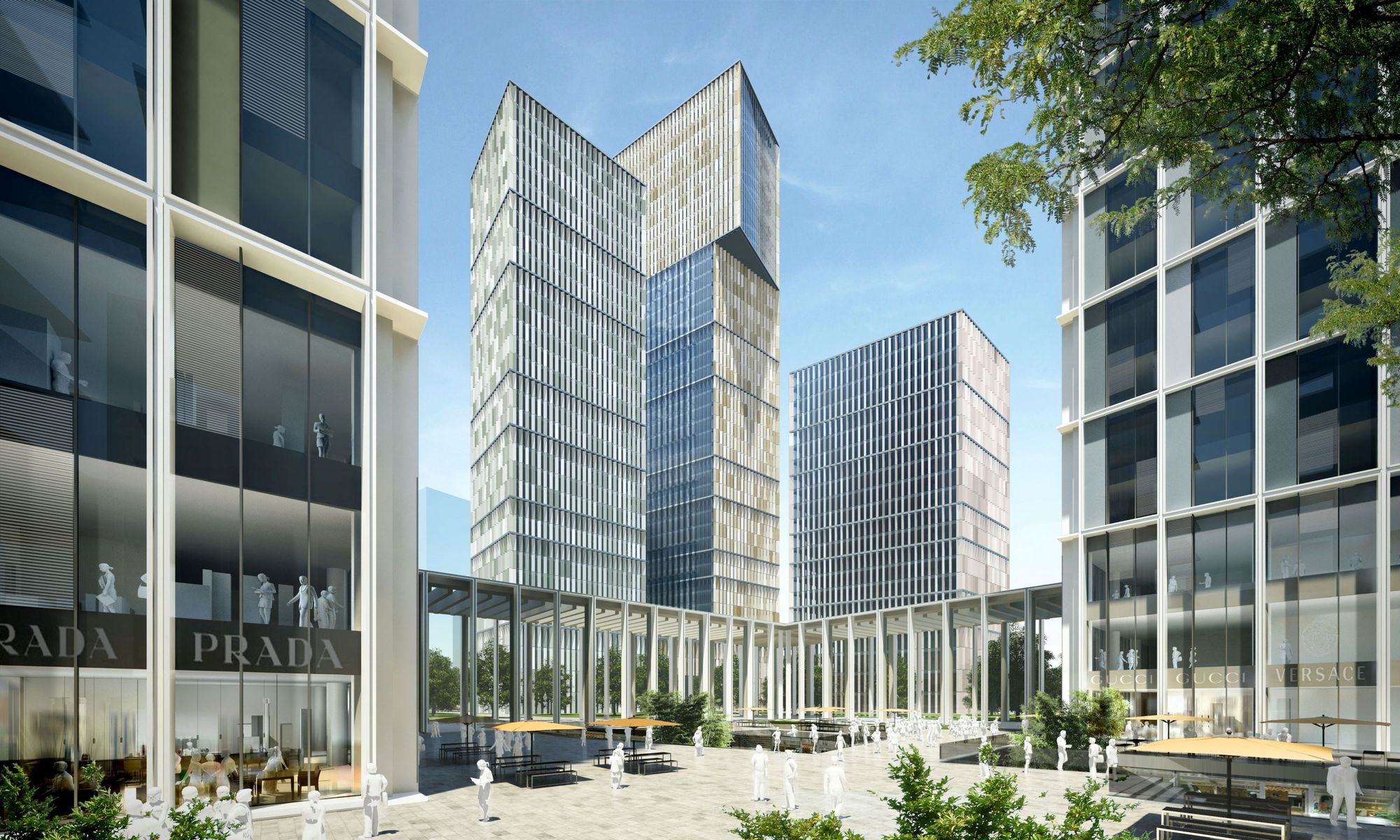 Gallery of Tower Block Complex / gmp Architekten - 3