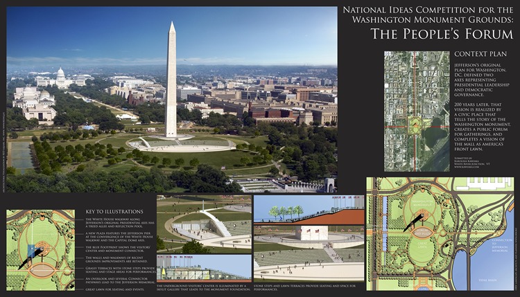 Washington Monument Grounds Competition Finalists | ArchDaily