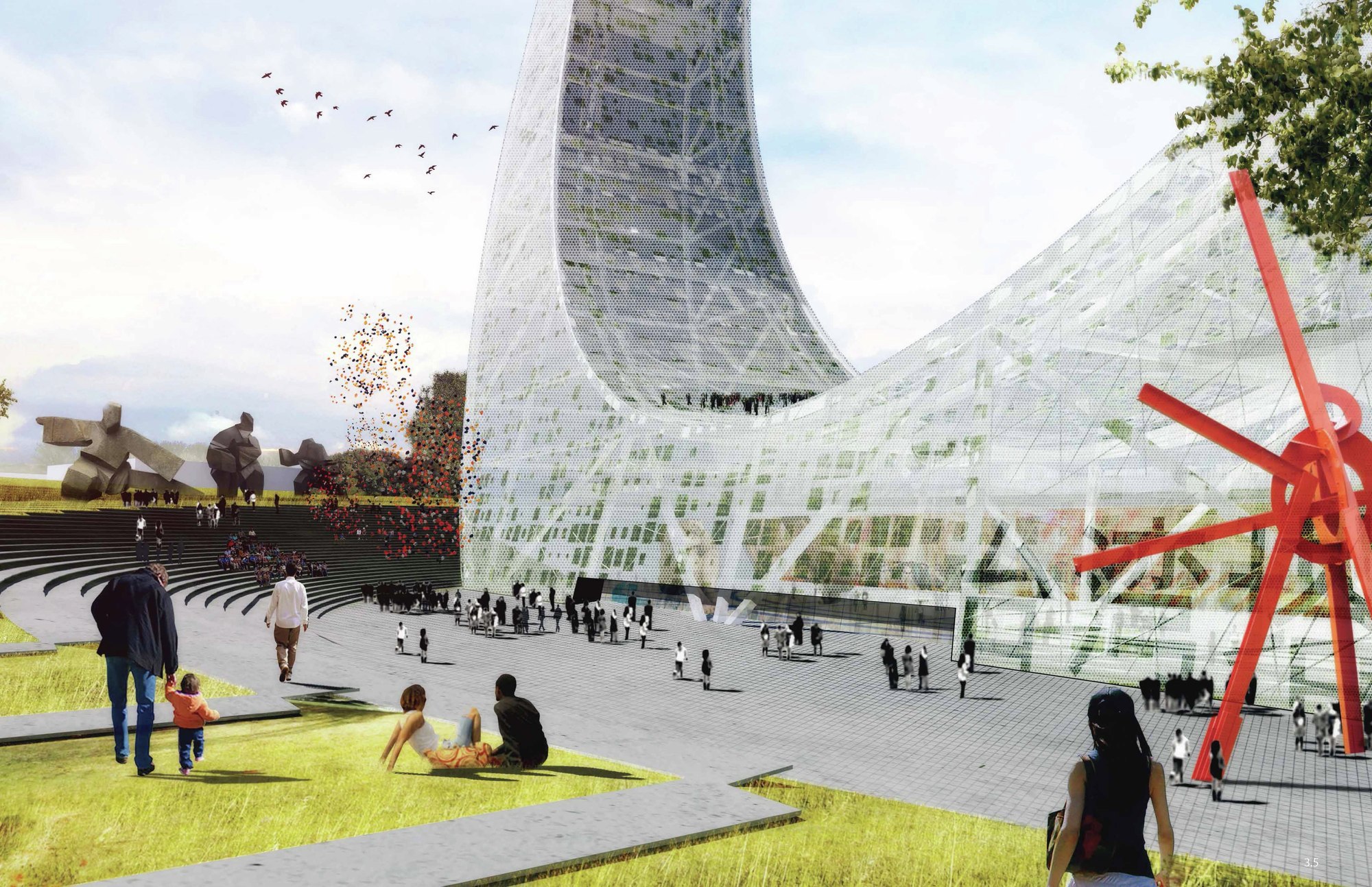 Gallery of Taiwan Tower Competition Proposal / STL Architects - 3