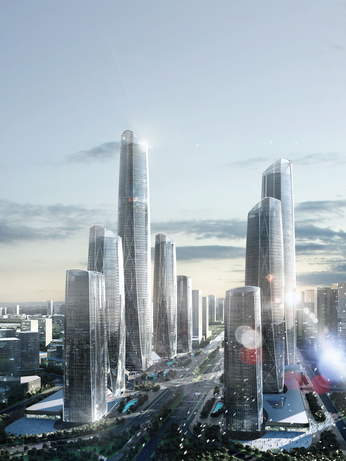 Gallery of Haikou Tower Competition Winner / HENN - 9