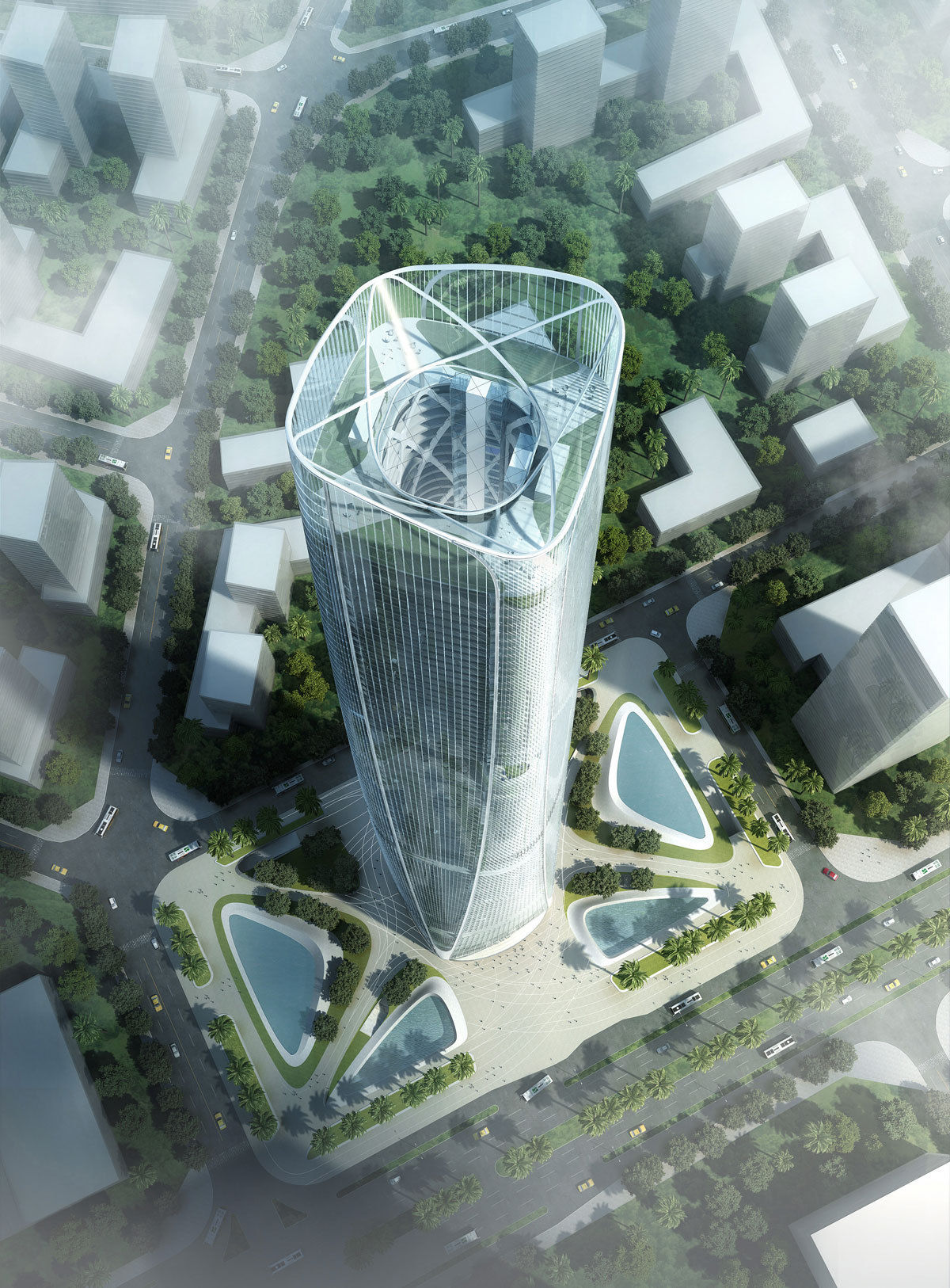 Gallery of Haikou Tower Competition Winner / HENN - 10