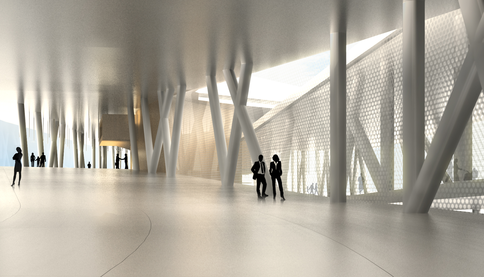 Passenger Terminal Building Proposal / IN&EDIT Architecture | ArchDaily