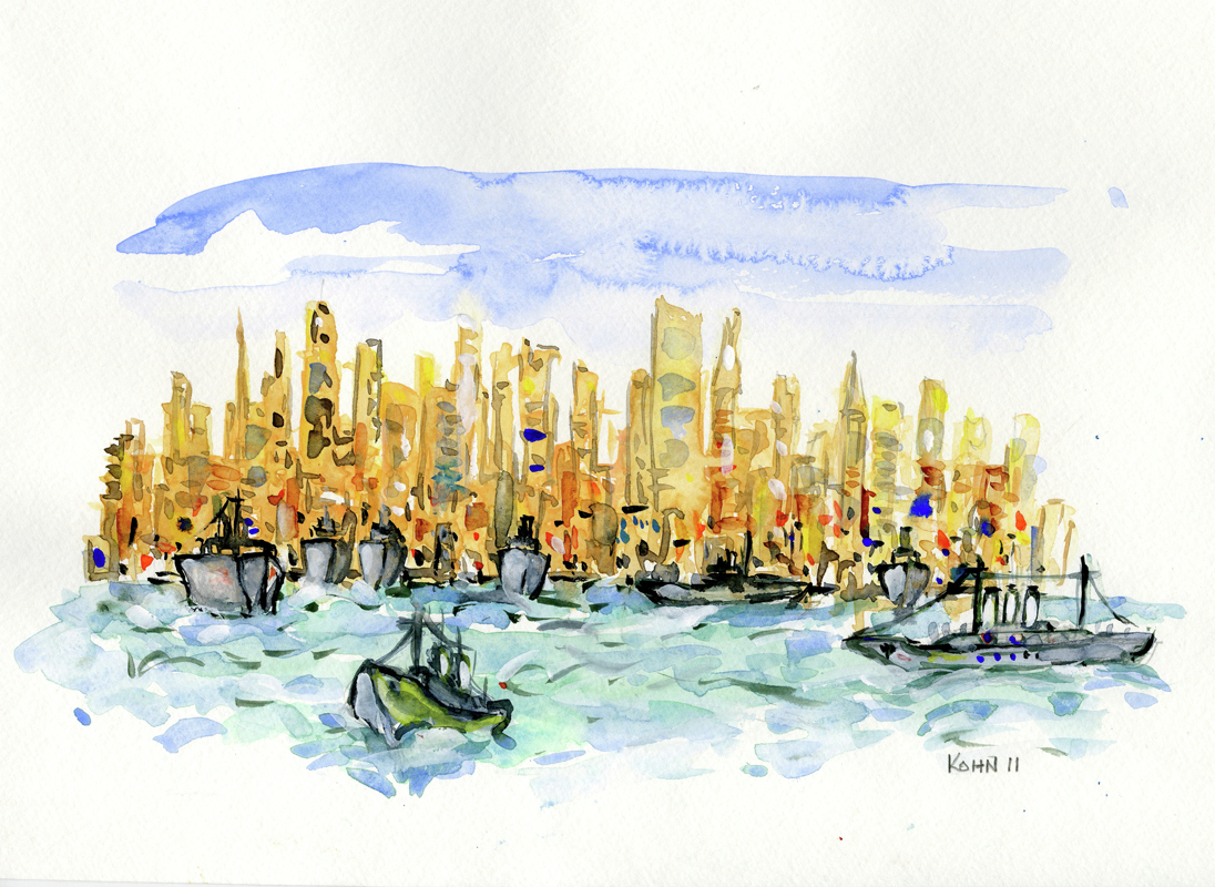 A. Eugene Kohn Watercolour Exhibition | ArchDaily