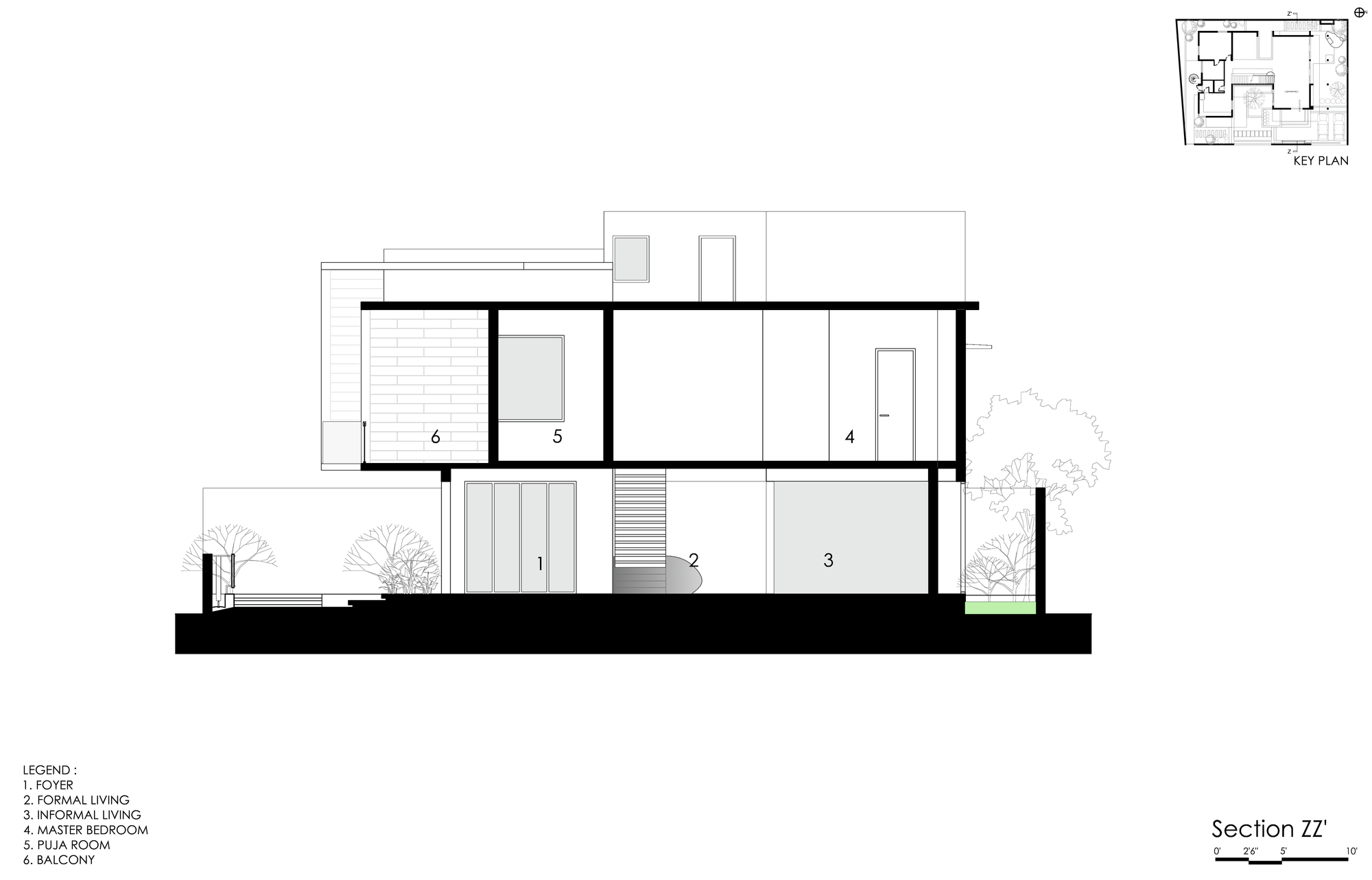 Gallery of Courtyard House / Abin Design Studio - 29