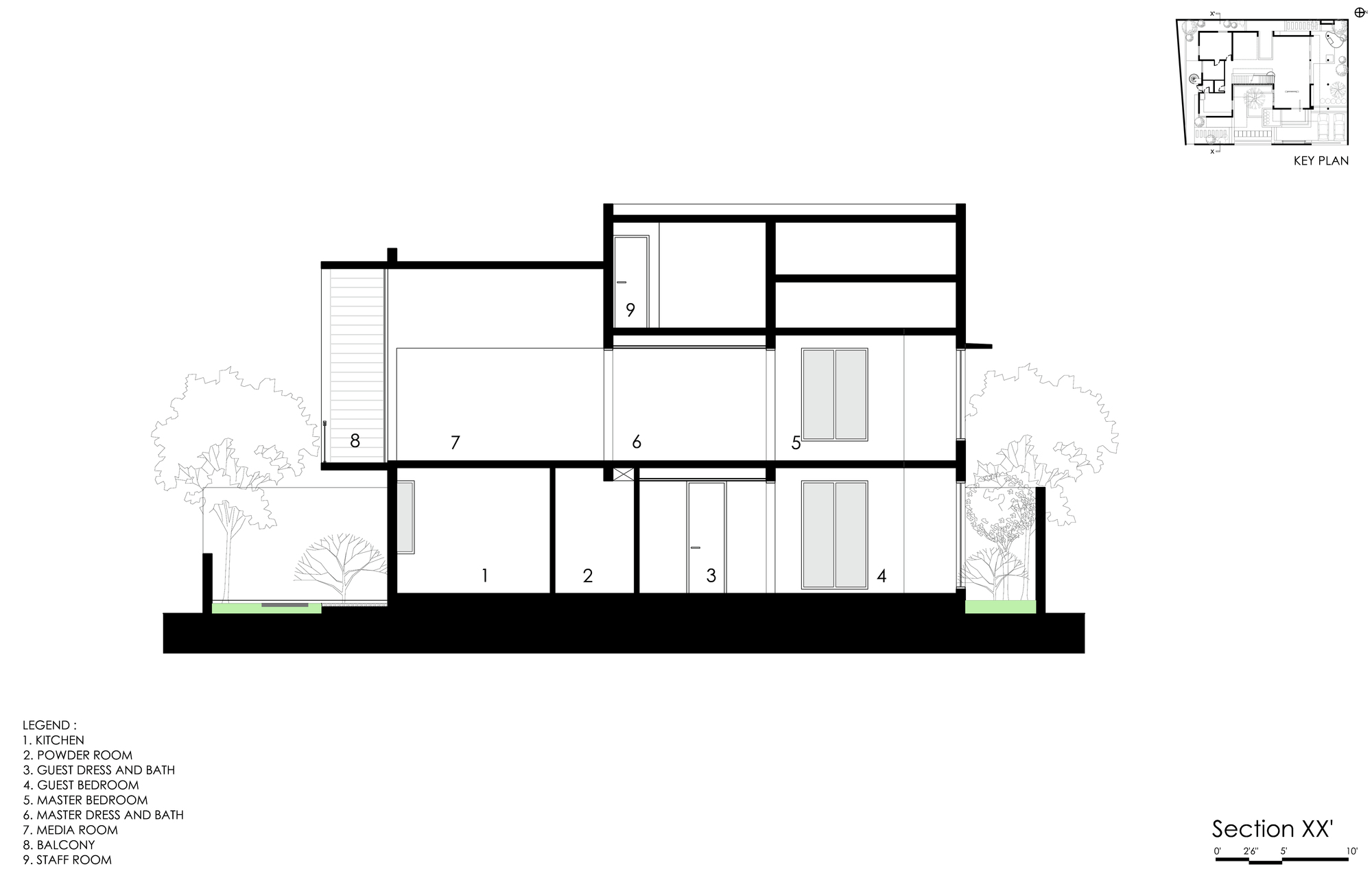 Gallery of Courtyard House / Abin Design Studio - 24