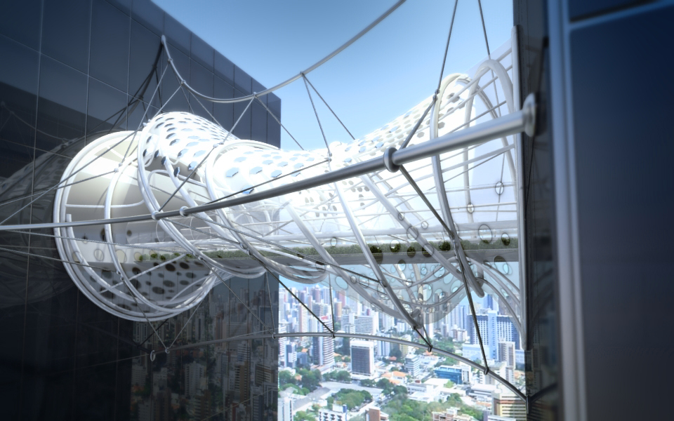 Winner of the Building to Building Pedestrian Bridge Challenge ...