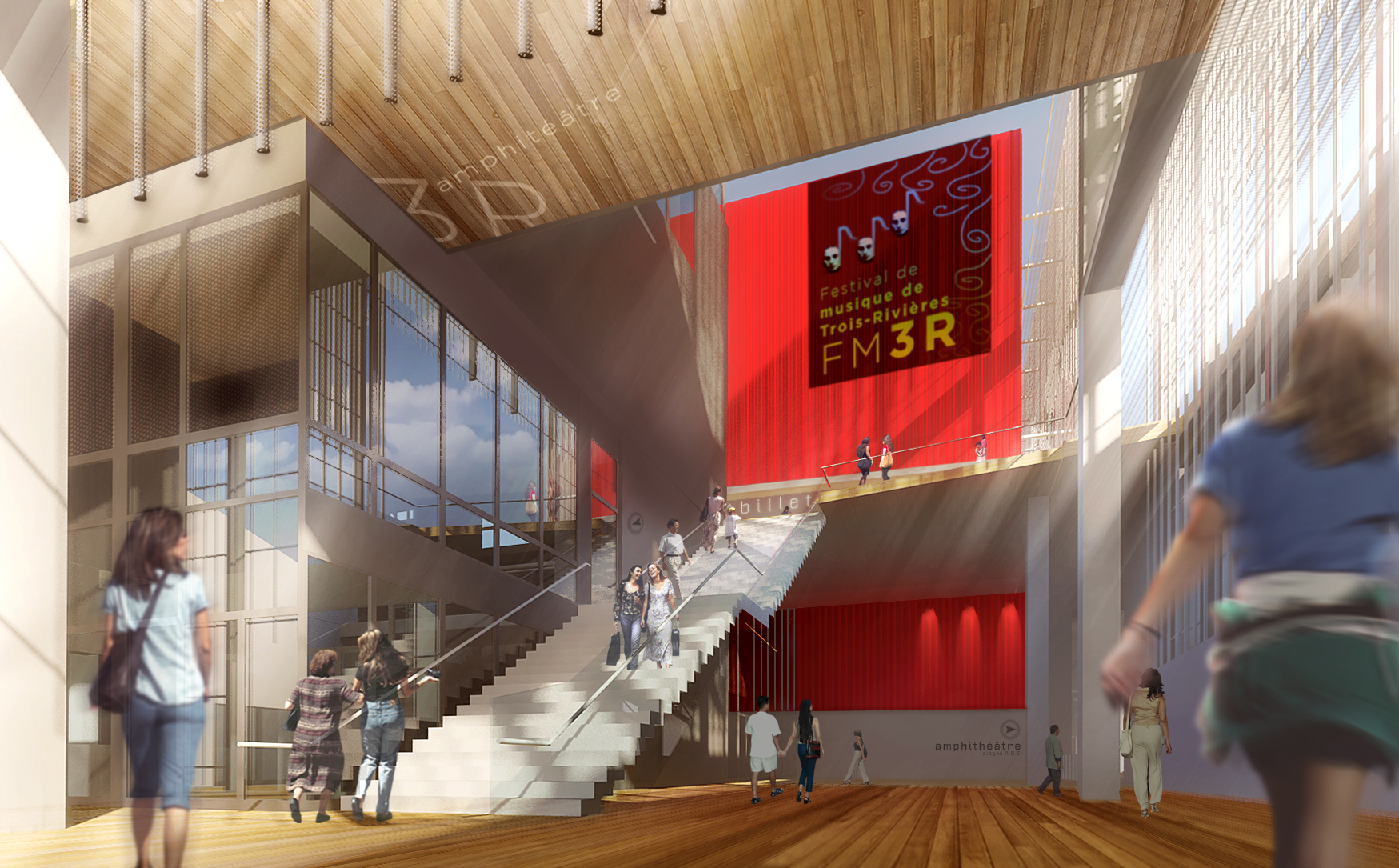 Gallery of Trois-Rivières Amphitheater Competition proposal / ARCHITEM - 11