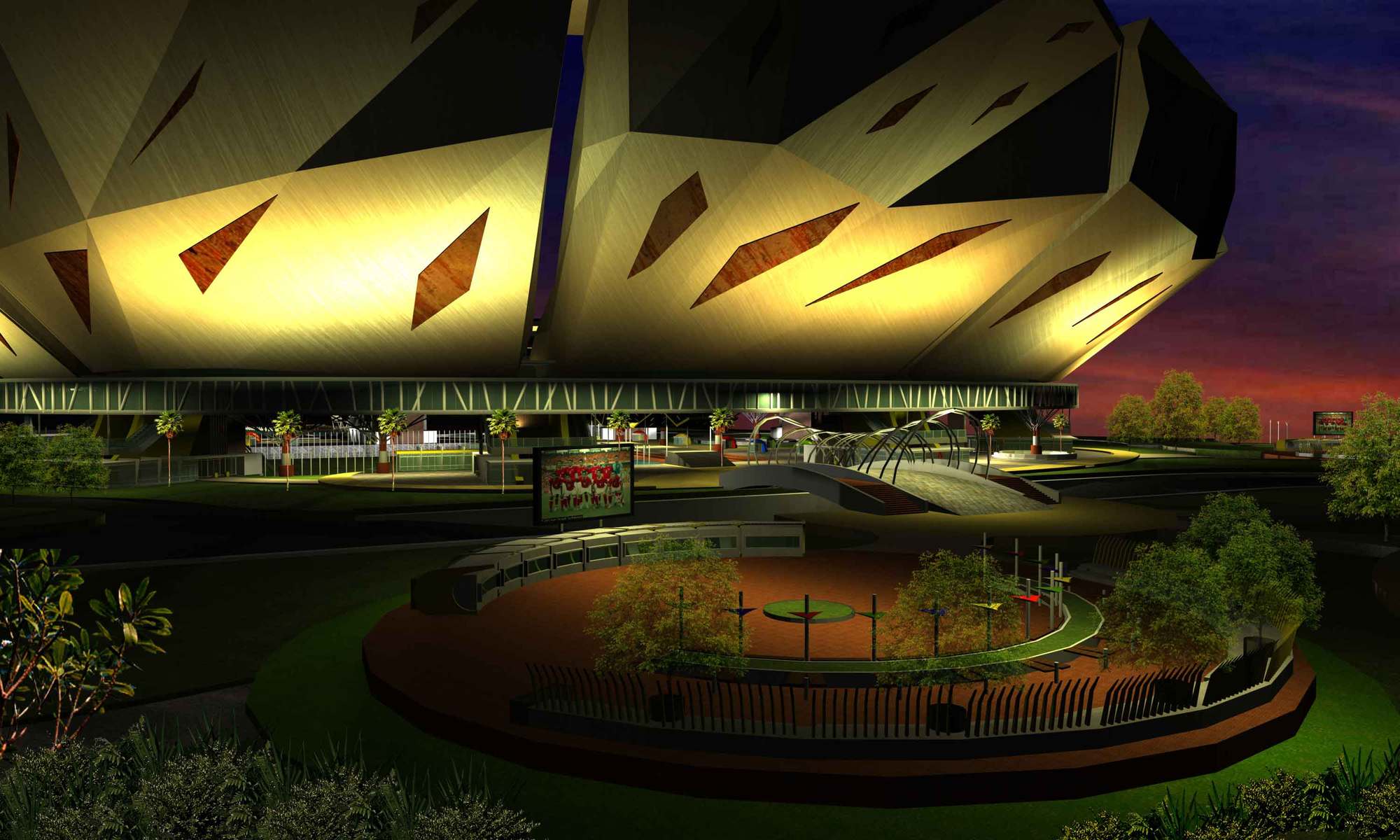 Gallery of BMW International Stadium Competition proposal / Atelier ...