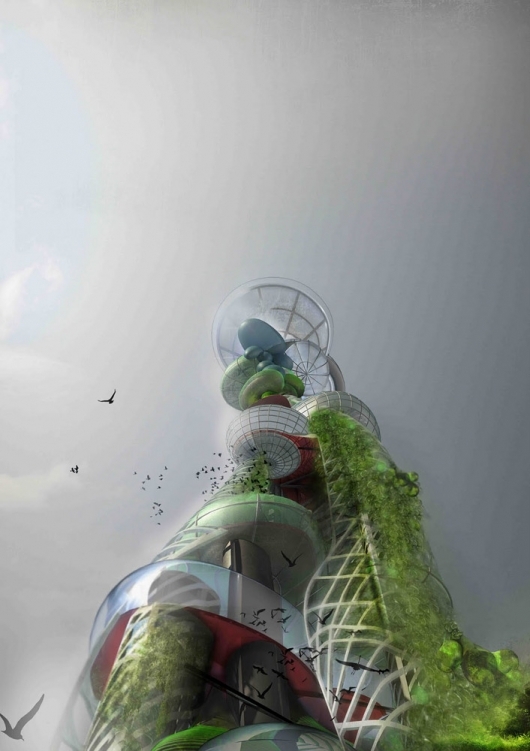 Gallery of Tower of Droplets: Taiwan Conceptual Tower Competition Entry ...