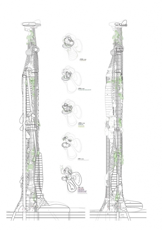 Gallery of Tower of Droplets: Taiwan Conceptual Tower Competition Entry ...