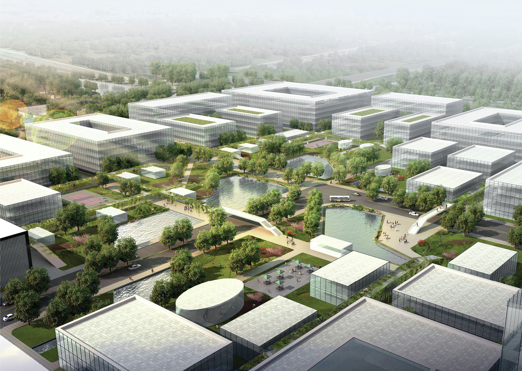 Gallery of Nano-Polis: Nanotech Research and Development Park / Henn ...