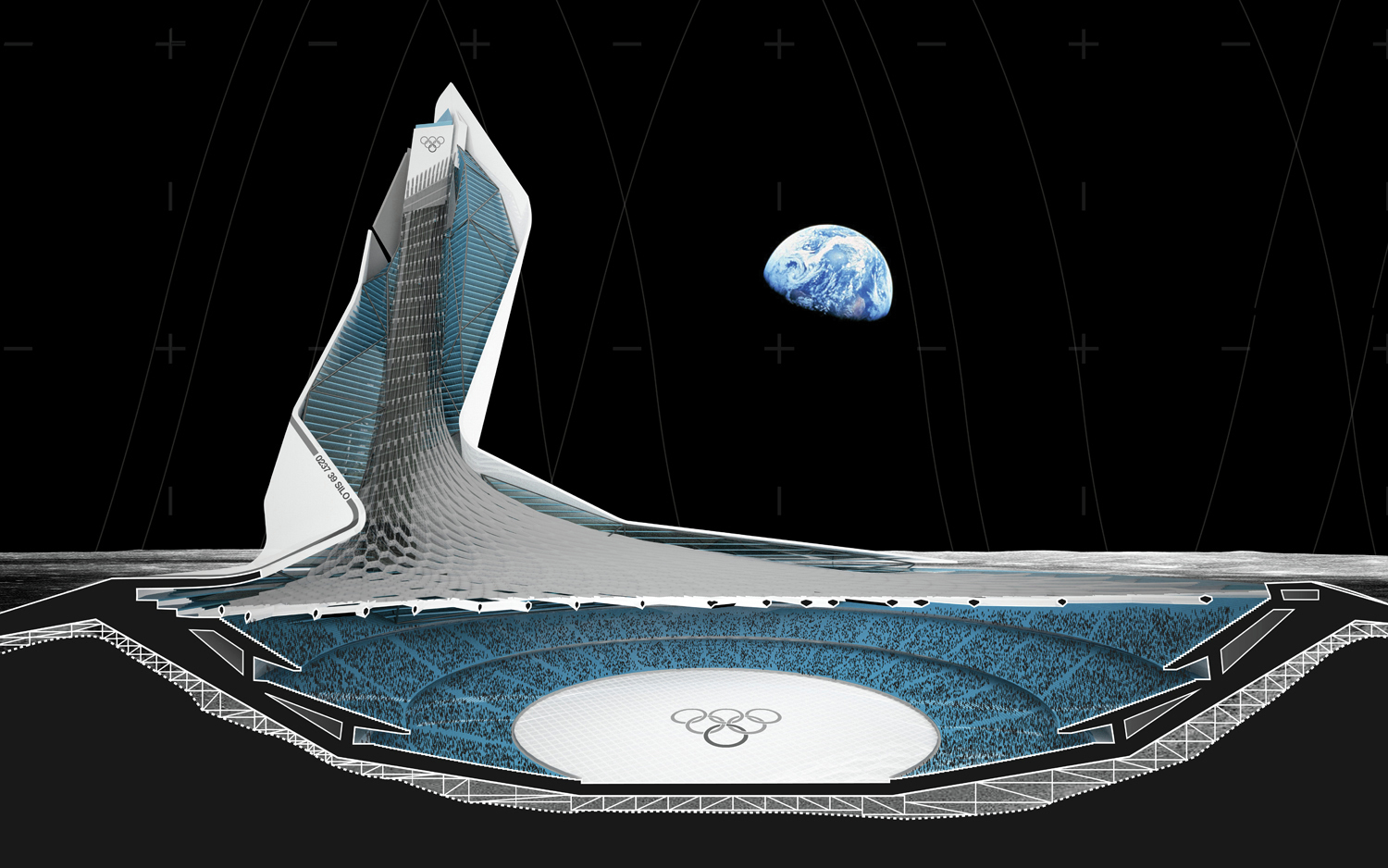 Gallery of Stadium for International Lunar Olympics / Brian Harms ...