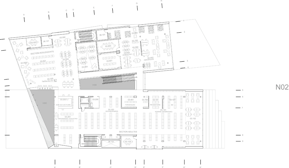 Gallery of Saint-Eustache Library/ ACDF* - 7