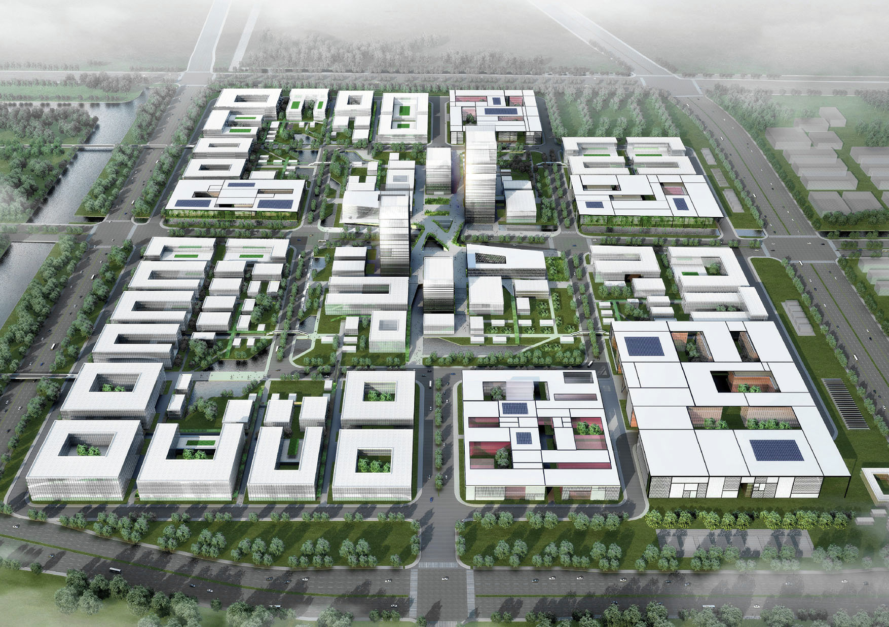 Gallery of Nano-Polis: Nanotech Research and Development Park / Henn ...