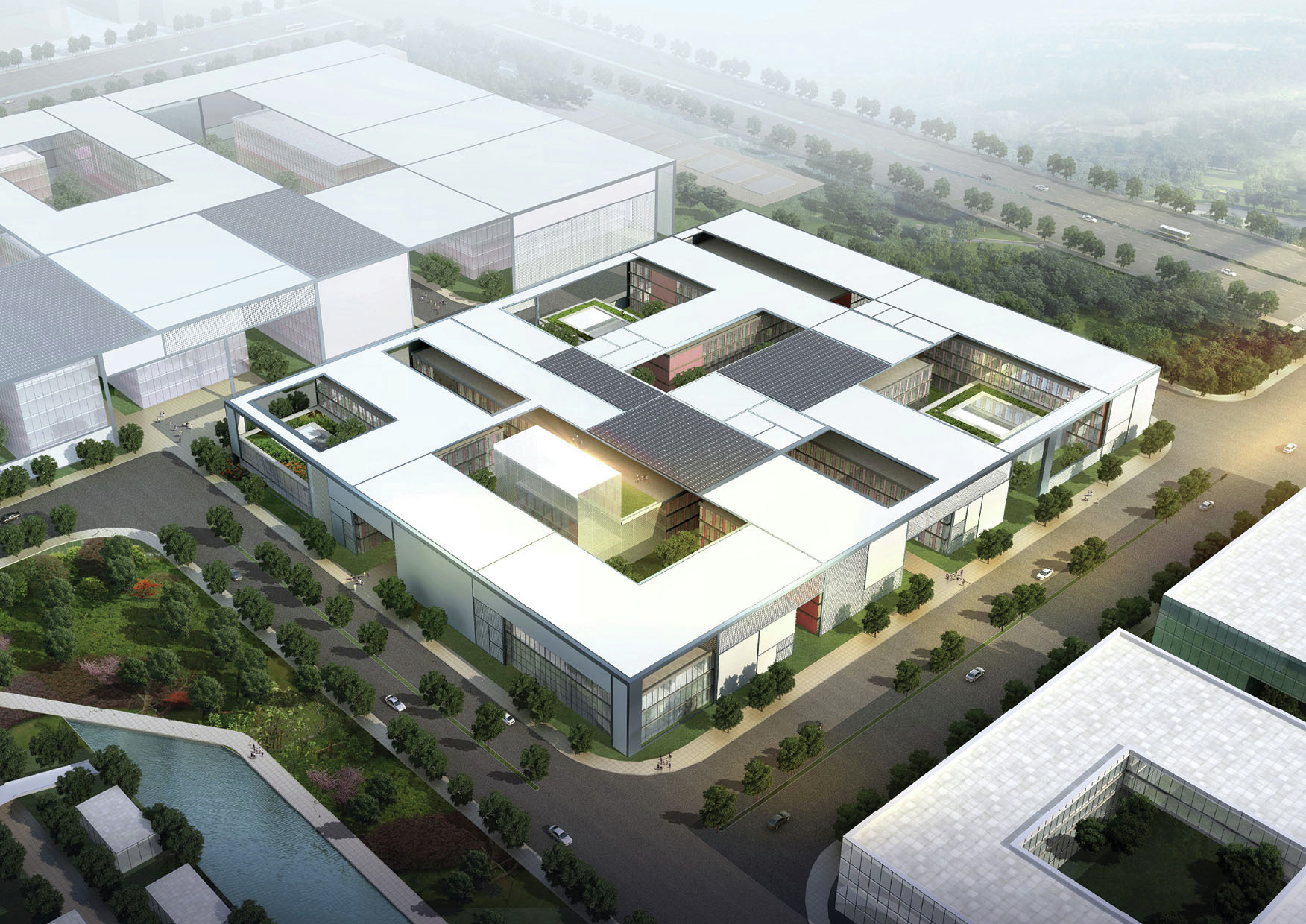 Gallery of Nano-Polis: Nanotech Research and Development Park / Henn ...