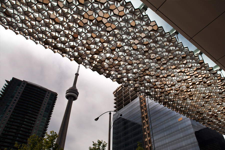 Gallery of Maple Leaf Square Canopy / United Visual Artists - 7
