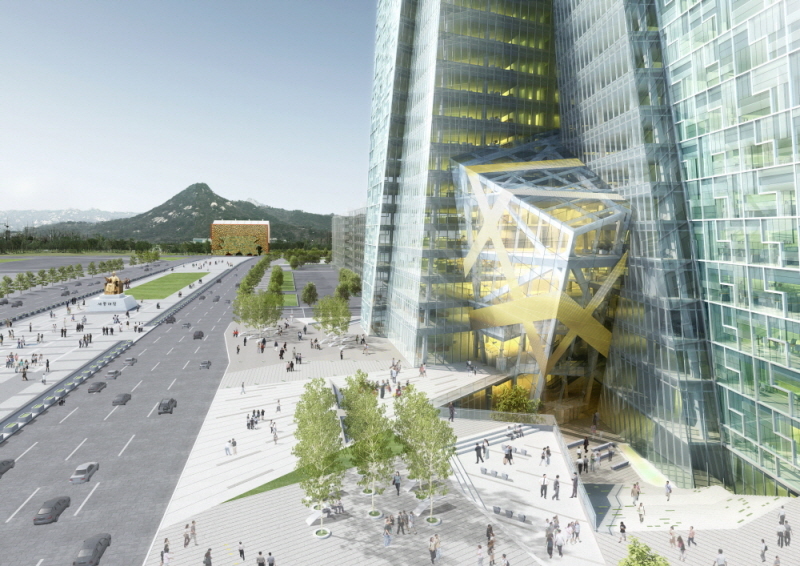 Gallery of KT Landmark Tower / Studio Daniel Liebeskind + G.Lab* by Gansam Architects & Partners ...