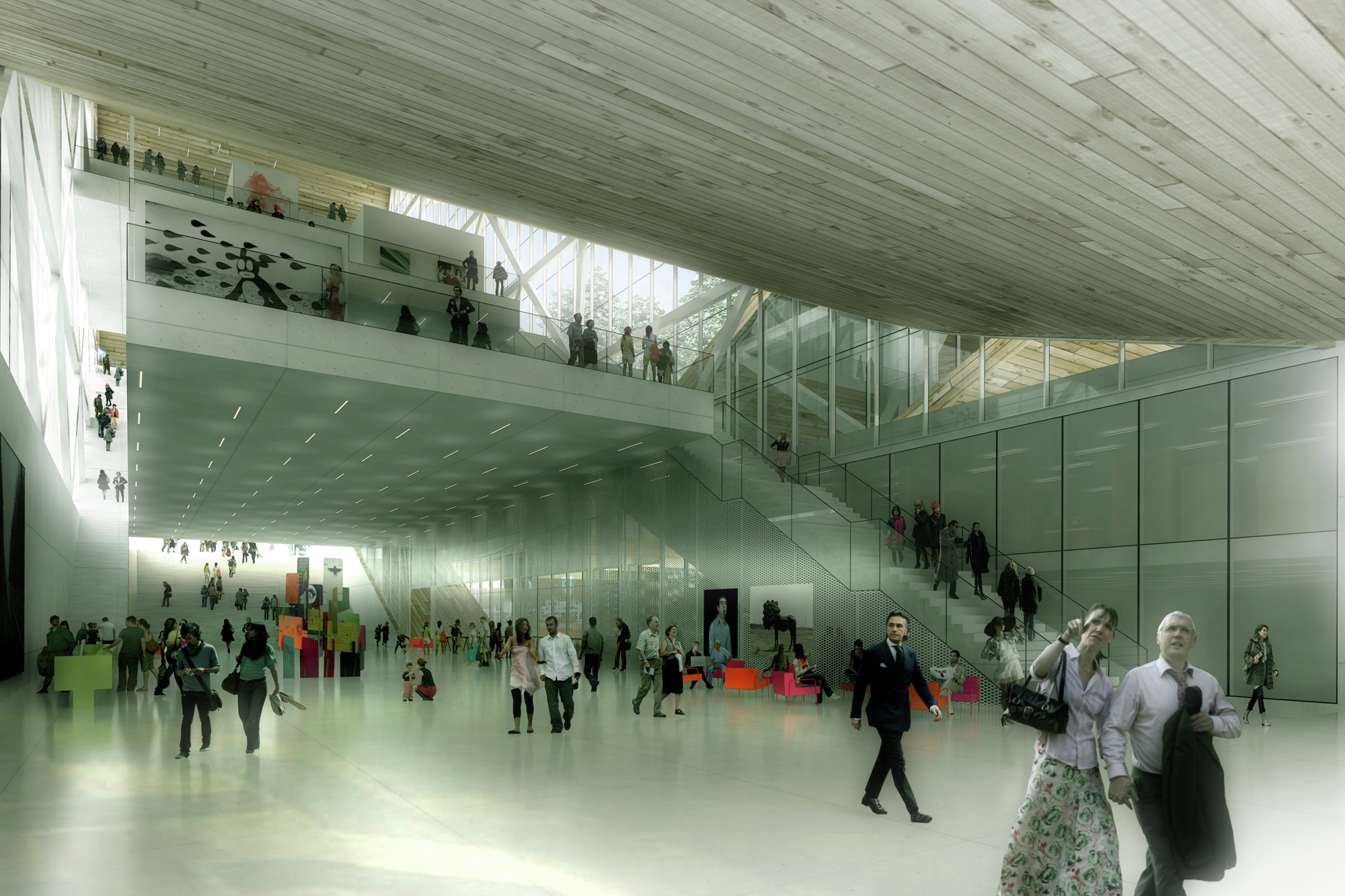 Gallery of Musée National des Beaux Arts du Québec proposal / BIG ...