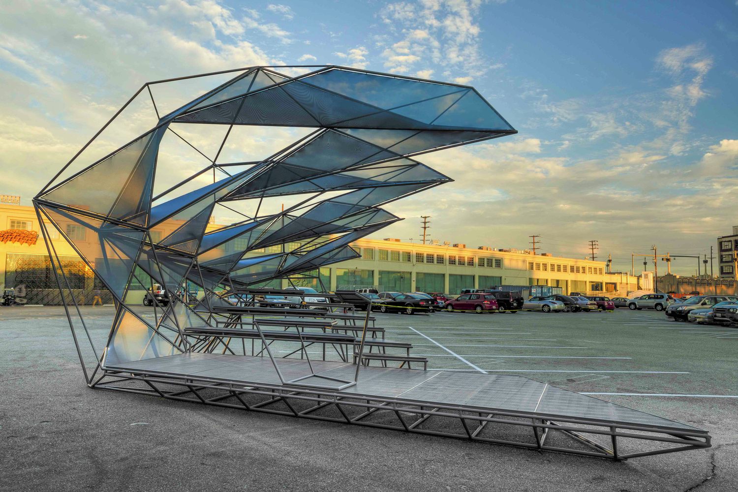 Gallery of Centerstage: SCI-Arc Graduation Pavilion / Oyler Wu ...