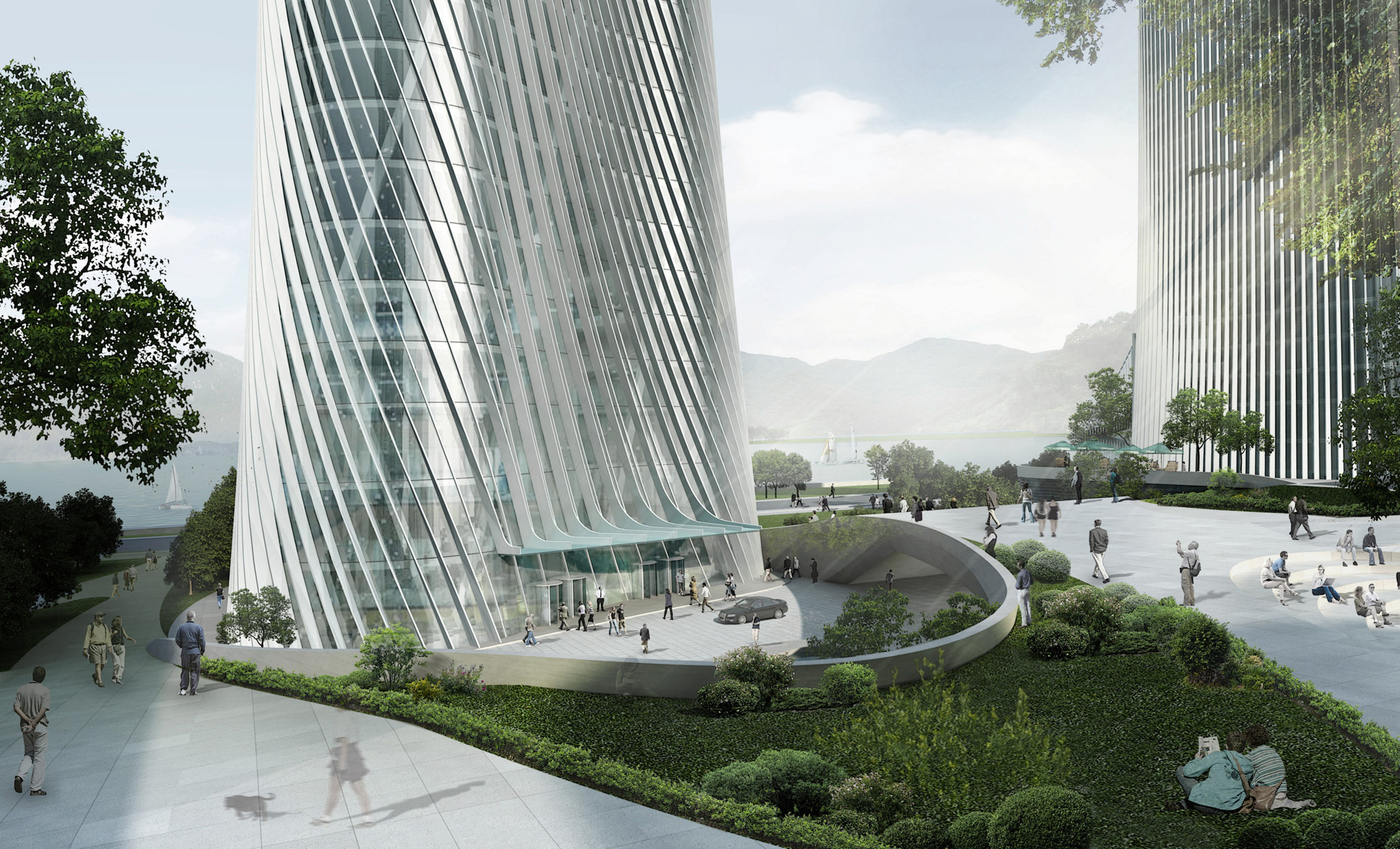 Gallery of Central Business District Wenzhou / HENN ARCHITEKTEN+HENN ...
