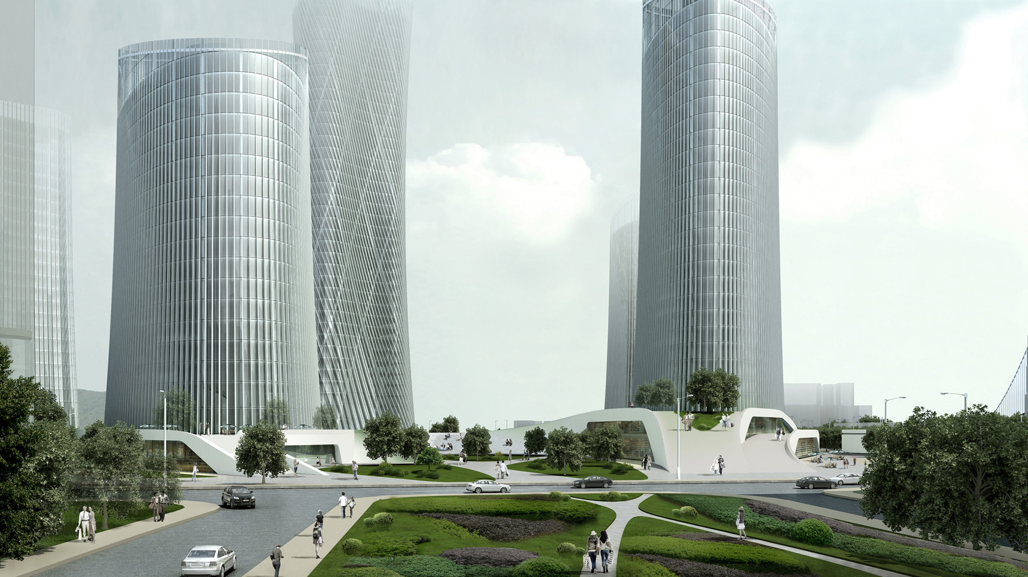 Gallery of Central Business District Wenzhou / HENN ARCHITEKTEN+HENN ...