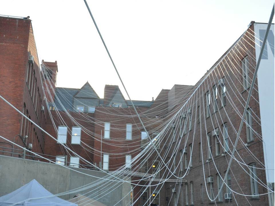 In Progress: Interboro Partners' "Holding Pattern" P.S.1 Installation ...