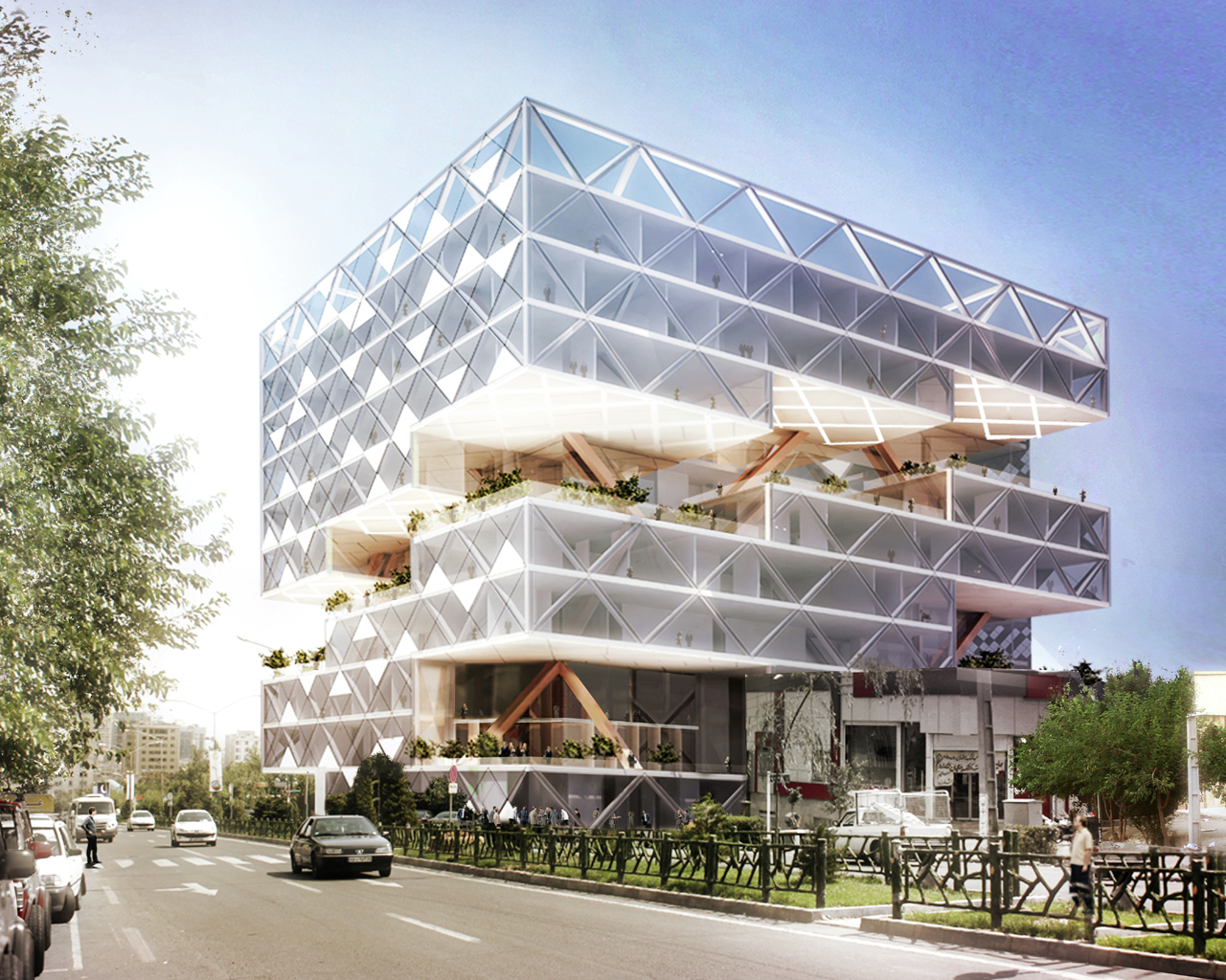 Gallery of Tehran Stock Exchange Competition, 3rd / Nasrine Seraji ...