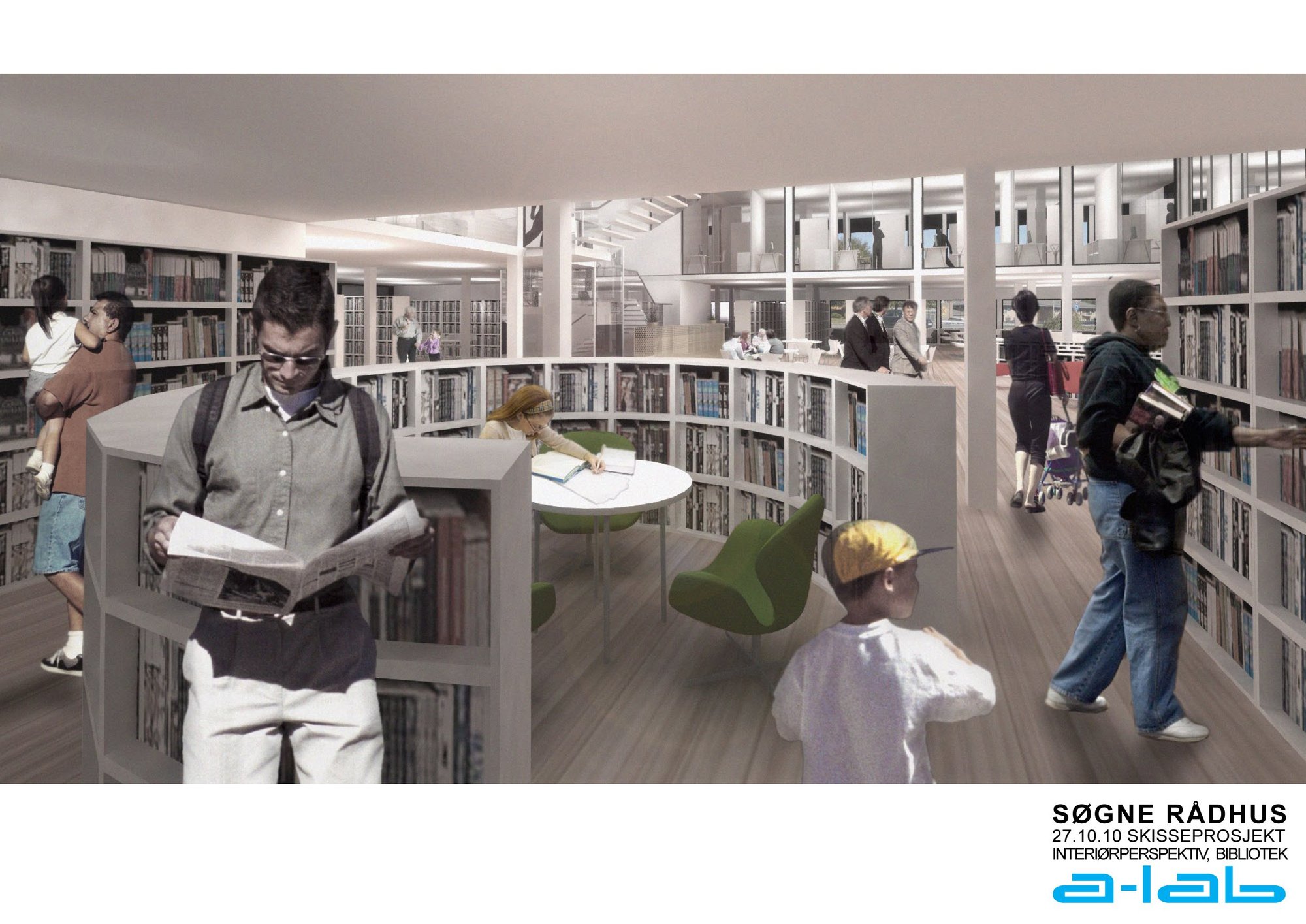 Gallery of New Library and renovation of City Hall in Søgne / A-Lab - 10